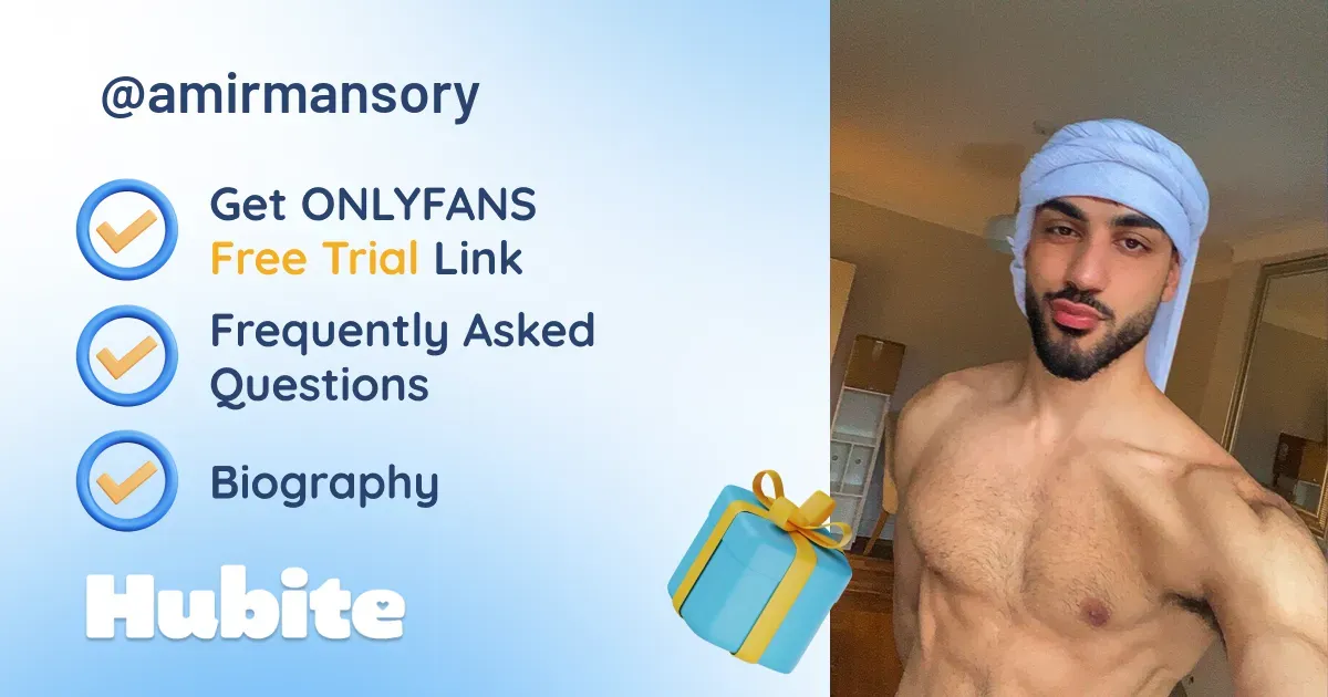 🥇 Amir Mansory onlyfans Model ️ Polls and Fans Reviews, Photo History ...